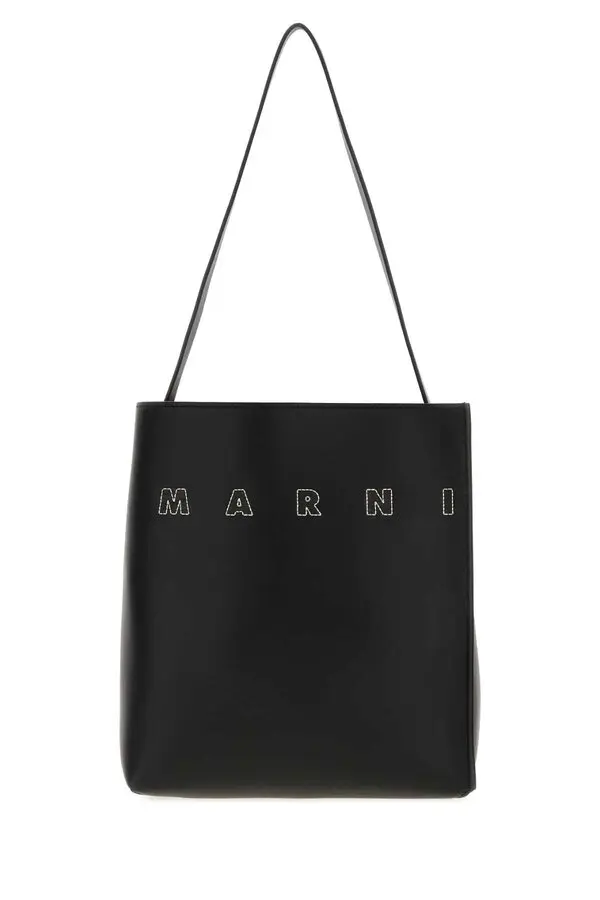 Marni Leather Shopping Bag