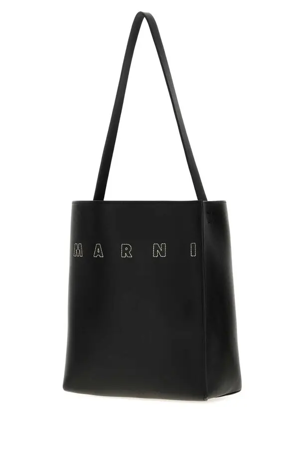 Marni Leather Shopping Bag