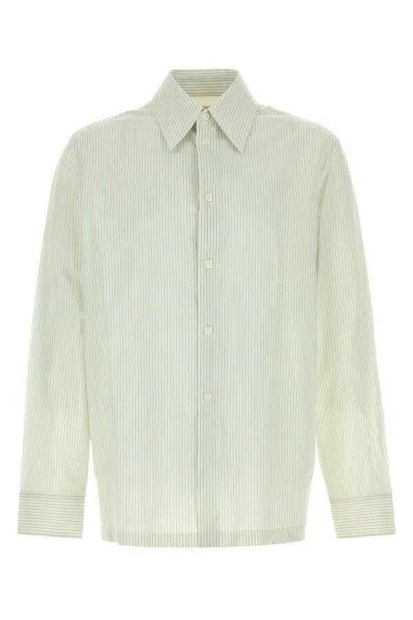 Bottega Veneta Embroidered Cotton Blend Shirt - Multicolor
