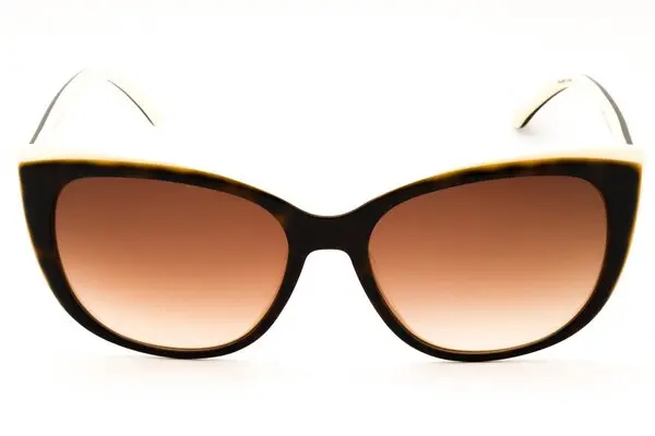 DRAPER JAMES Cat Eye Sunglasses - Sage Tortoise/grey Gradient