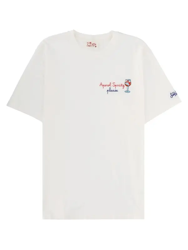 MC2 SAINT BARTH Classic Cotton T-shirt For - White