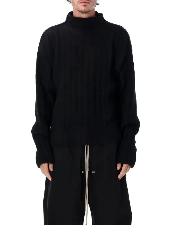 Rick Owens Turtleneck Sweater - Nero