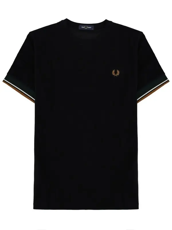 Fred Perry Classic Cotton T-shirt For - Black