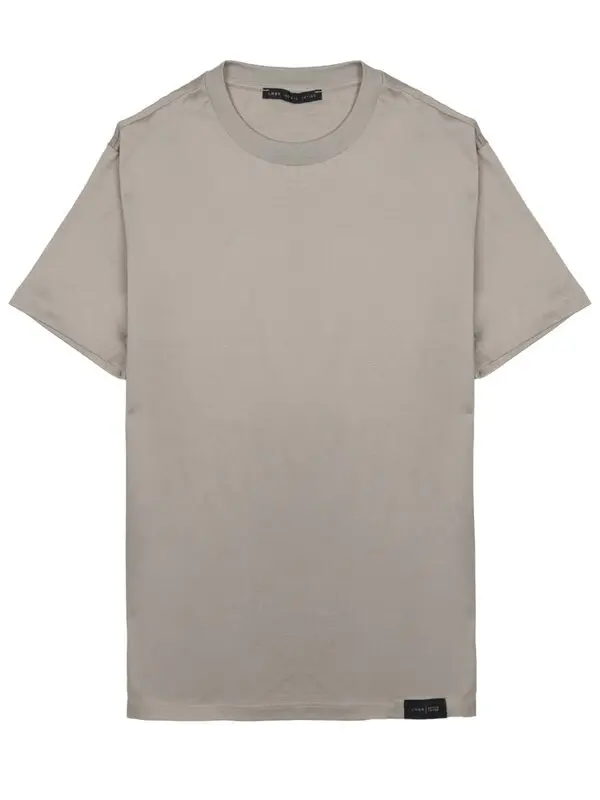 LOW BRAND Essential Cotton T-shirt - Grey