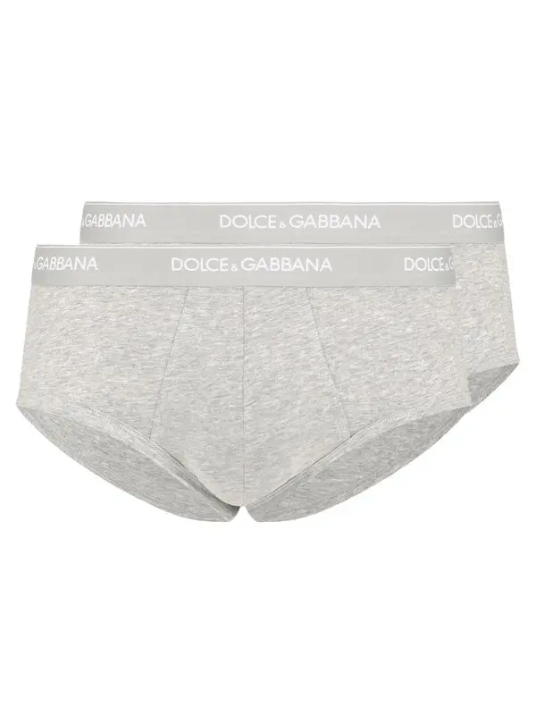 Dolce & Gabbana Bi-pack Briefs - Grey