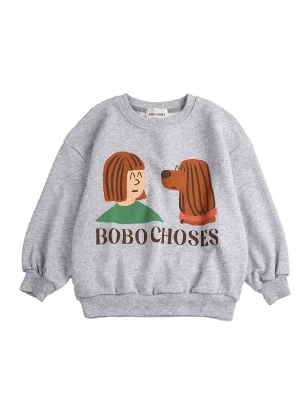 BOBO CHOSES Friends In A Pickle Mini Sweatshirt