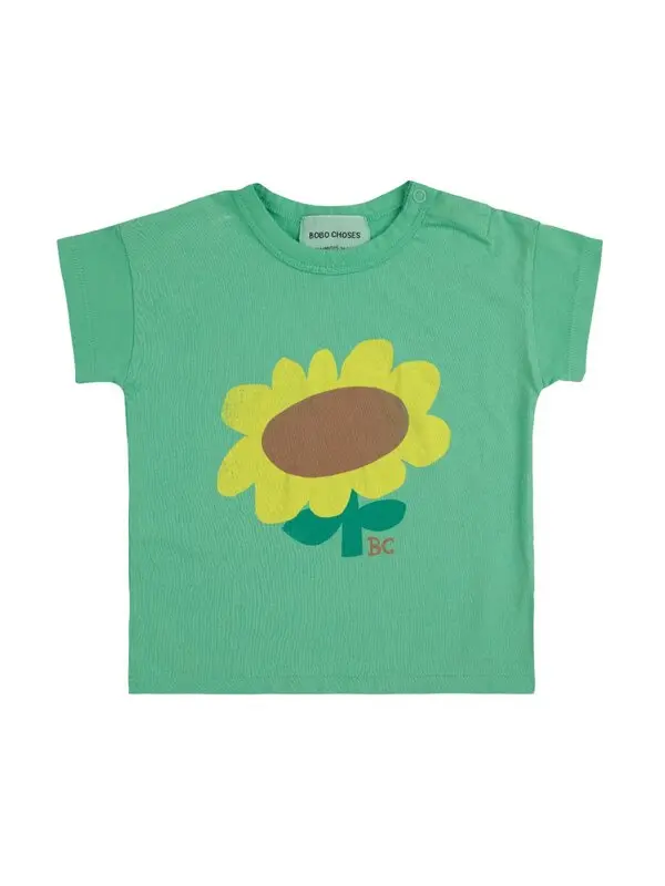 BOBO CHOSES Mini Sunflower T-shirt For Baby