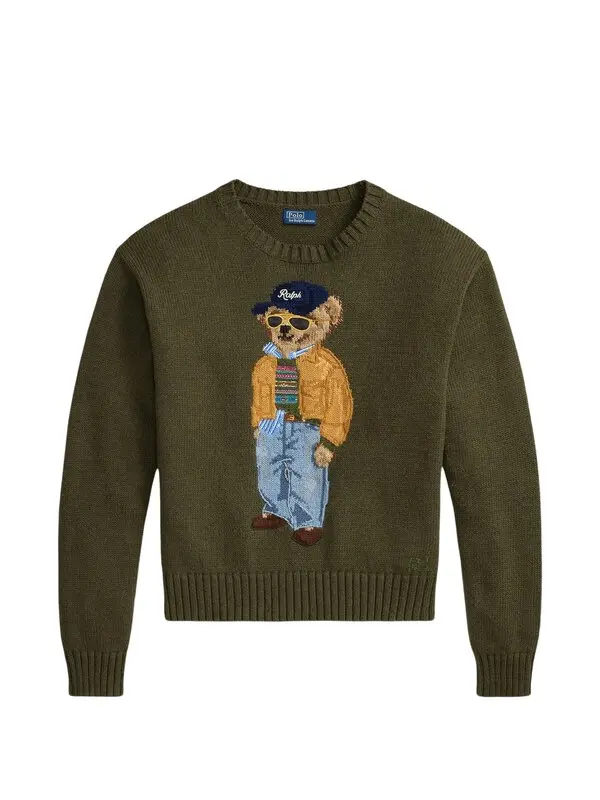 Ralph Lauren 100% Cotton Sweater - Green
