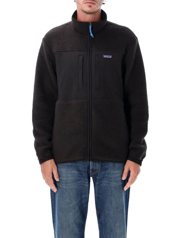 Patagonia Retro Pile Patch Full-zip Fleece Jacket - Nero