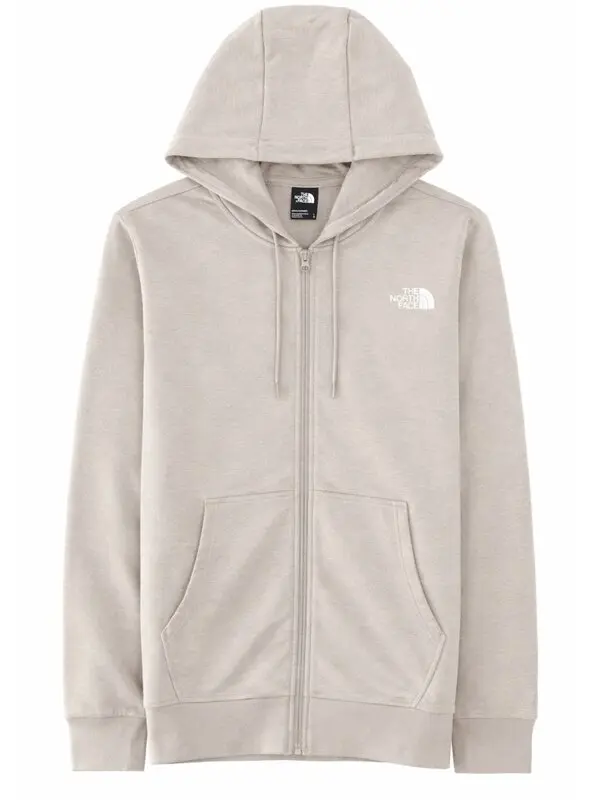 The North Face Logo Zip Sweatshirt - Beige