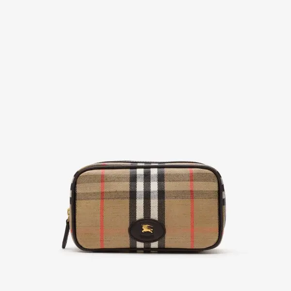 Burberry Highlands Pouch Handbag - Sand