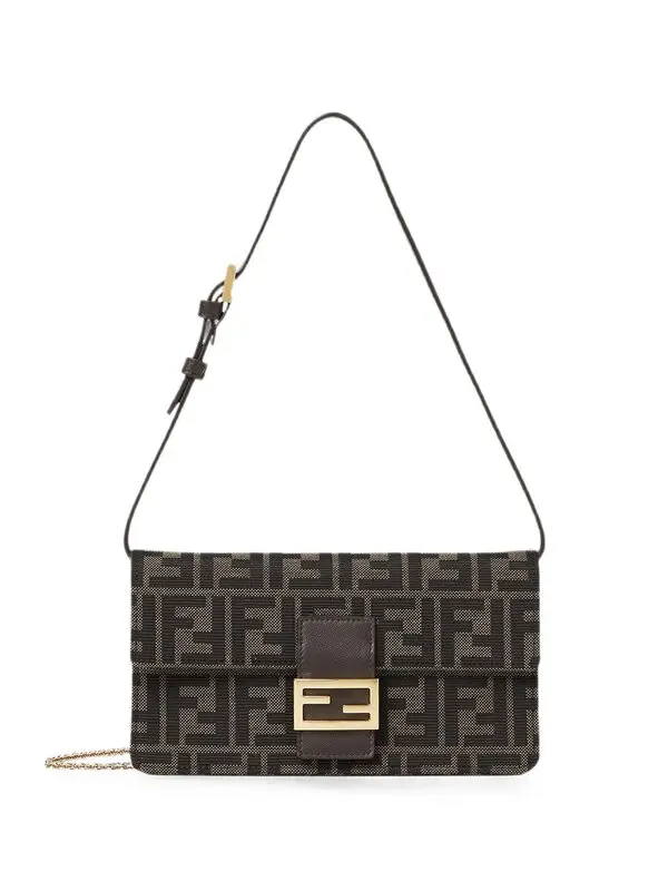 Fendi Tube Ff-jacquard Mini Wallet