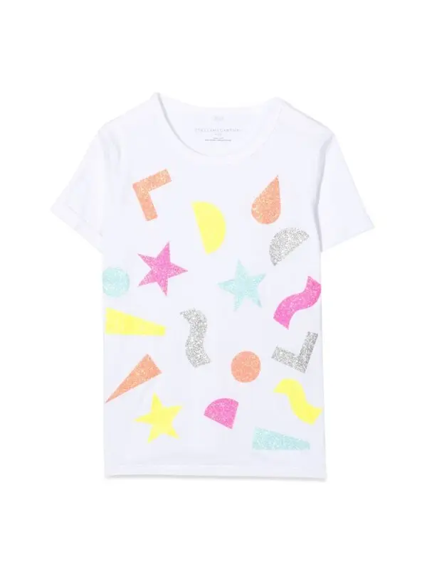 Stella McCartney Geometric Shapes Mini T-shirt - Multicolour