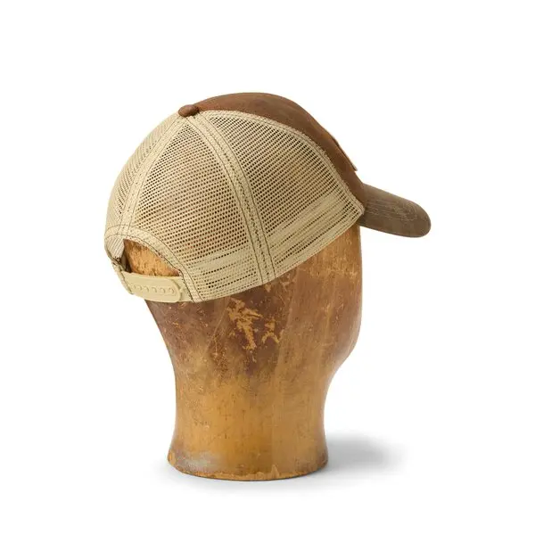 Ralph Lauren Logo-patch Suede Trucker Cap