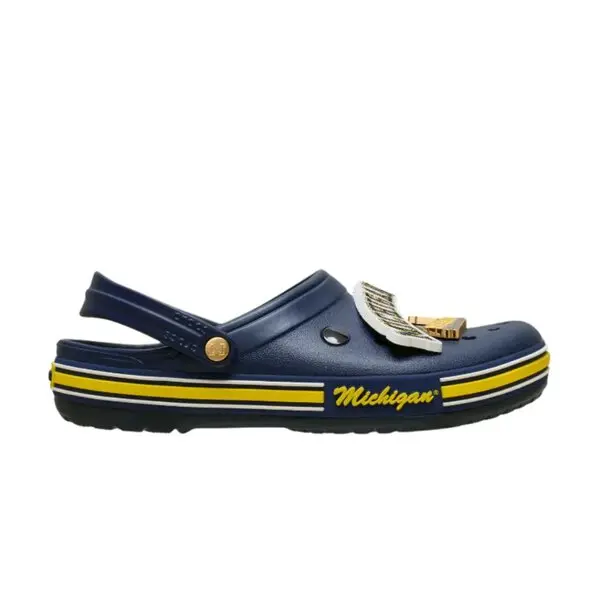 CROCS Ncaa X Classic Crocband Clog 'michigan - Blue