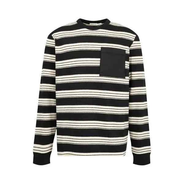 Moncler Striped Long-sleeve T-shirt With Pocket