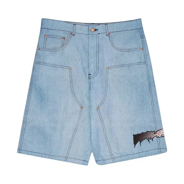 FUCKING AWESOME X Independent Double Knee Denim Shorts