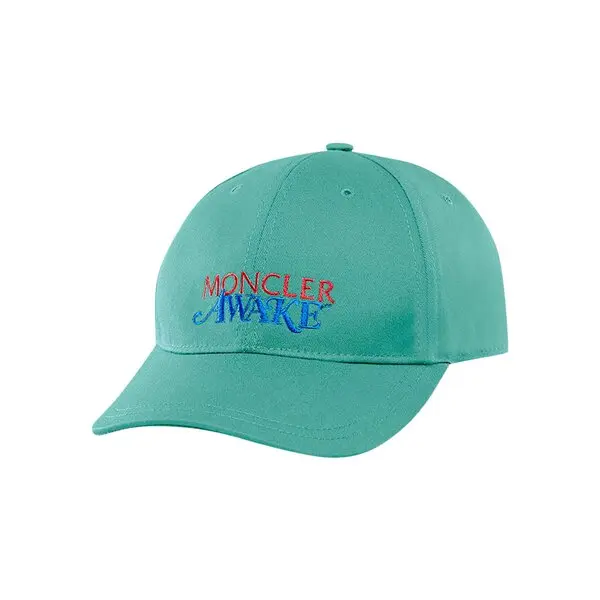 Moncler X Awake Ny Embroidered Logo Baseball Cap - Green
