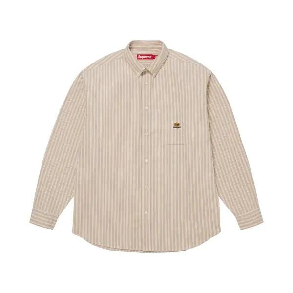 Supreme Loose Fit Oxford Shirt Stripe