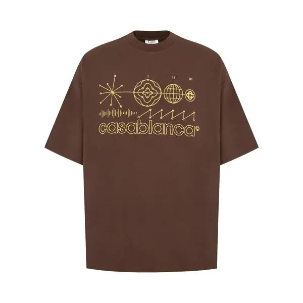 Casablanca Code De Civilisation Oversized T-shirt