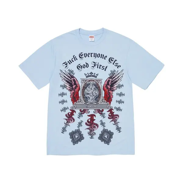 Supreme Money Tee 'powder - Blue
