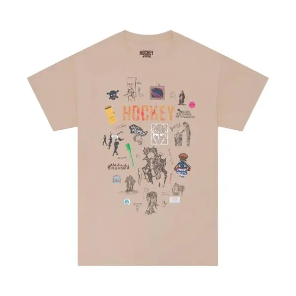 HOCKEY Paper Cover Tee 'sand - Tan