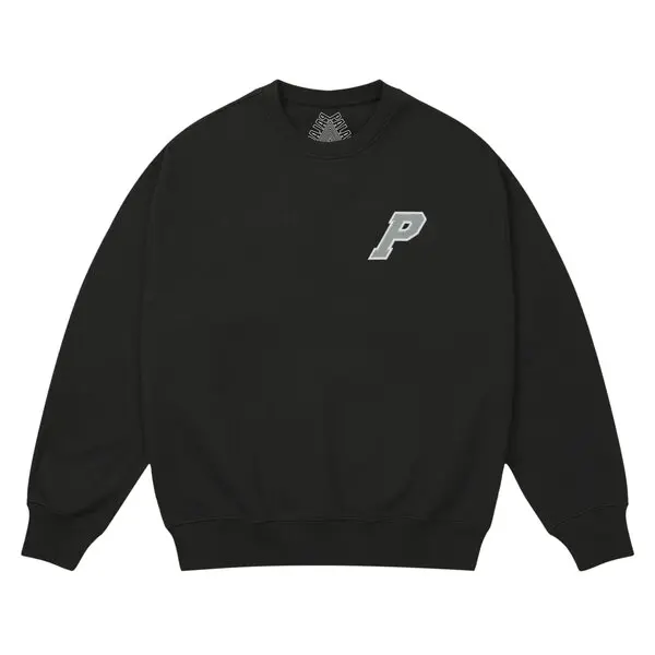PALACE P3 Stitch Crew - Black