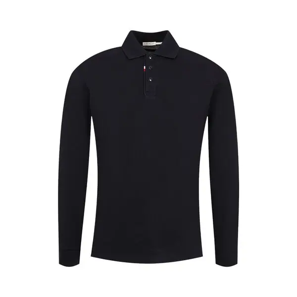 Moncler Long-sleeve Polo - Blue