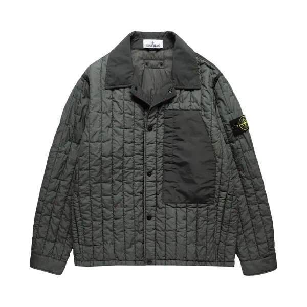 Stone Island Quilted Polo Down Jacket