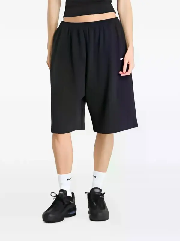 Nike Logo-embroidered Shorts - Black