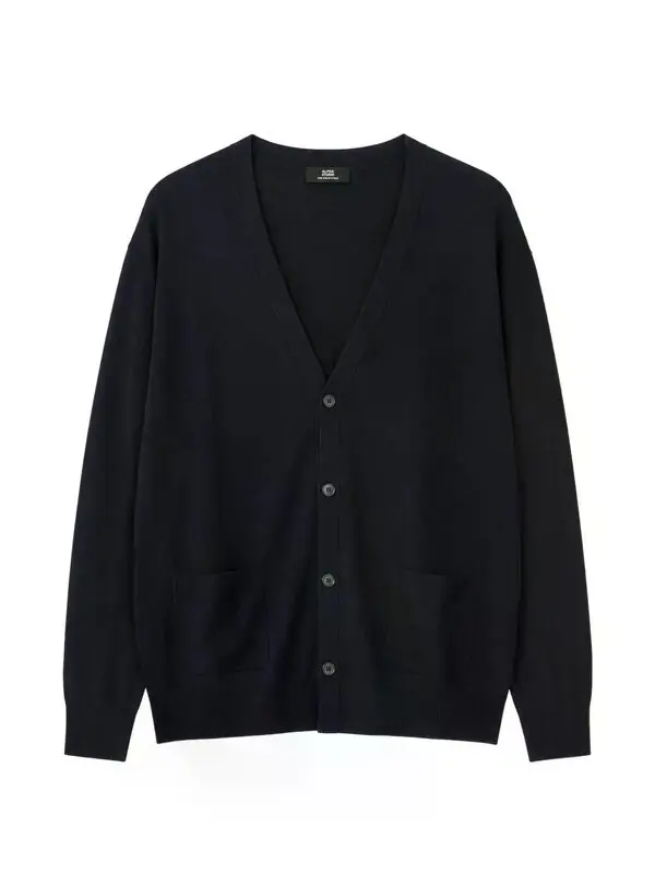 Alpha Studio Fine-knit Button-up Cardigan