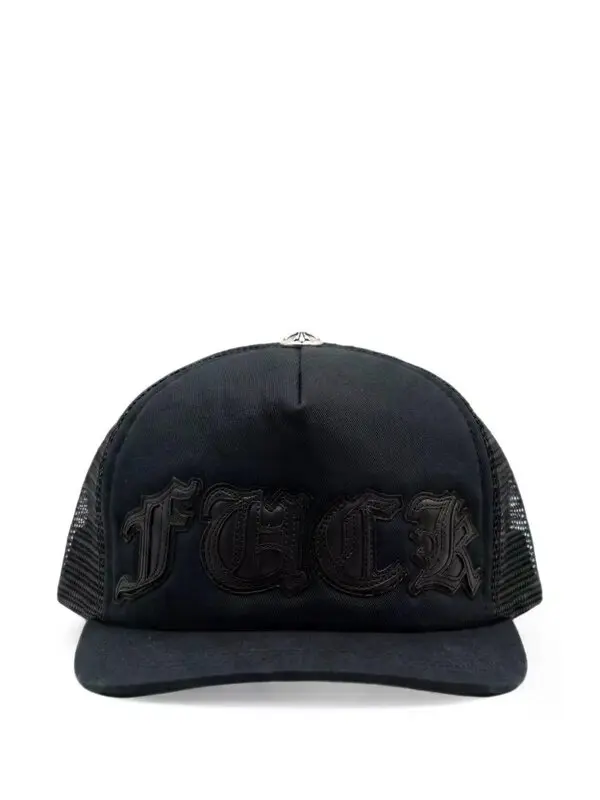 Chrome Hearts Leather-patch Trucker Cap