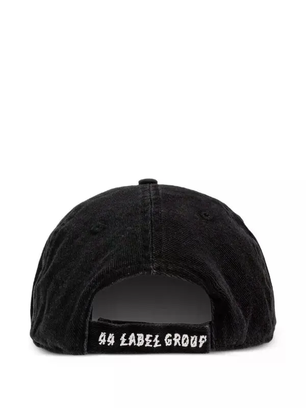 44 LABEL GROUP Rivet Logo-plaque Baseball Cap - Black