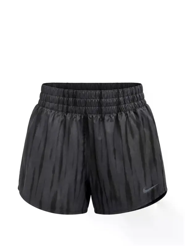 Nike Dri-fit One High-waisted Printed Shorts - Grey