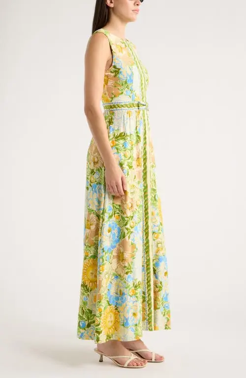 Lilly Pulitzer® Rosaley Floral Print Maxi Dress - Rutabaga