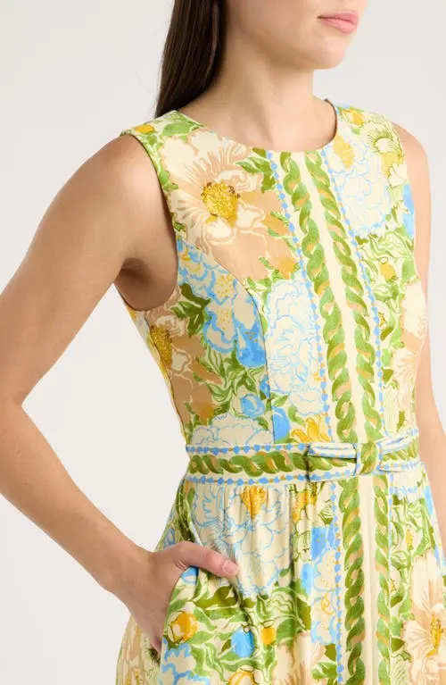 Lilly Pulitzer® Rosaley Floral Print Maxi Dress - Rutabaga