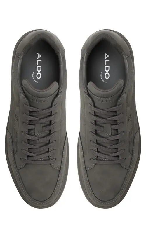 Aldo Miko Faux Leather Sneaker - Charcoal