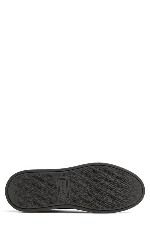 Aldo Miko Faux Leather Sneaker - Charcoal