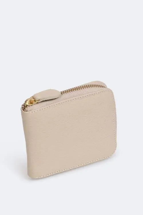 MESCH Mini Zip Wallet - Ivory