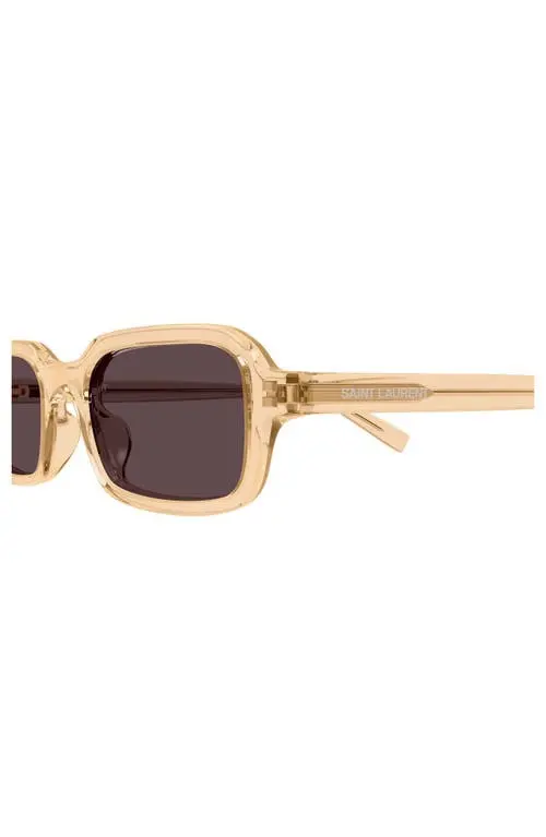 Saint Laurent Rectangle Sunglasses - Yellow