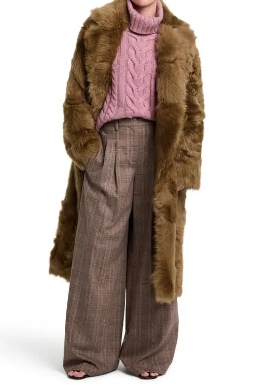 TWP Theodore Genuine Shearling Coat - Kangaroo