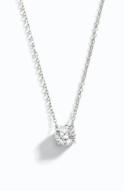 MINT & LILY Dainty Solitaire Pendant Necklace