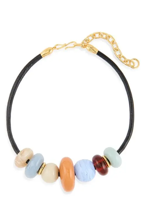 LIZZIE FORTUNATO Piedra Mixed Media Collar Necklace