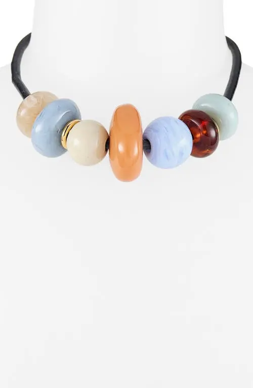 LIZZIE FORTUNATO Piedra Mixed Media Collar Necklace