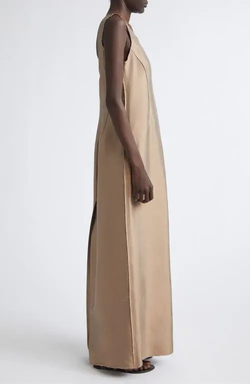 KALLMEYER Isadora Frayed Summer Virgin Wool Blend Gown