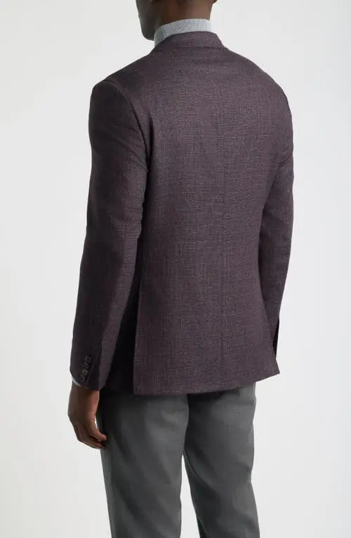 Canali Kei Trim Fit Solid Wool Sport Coat