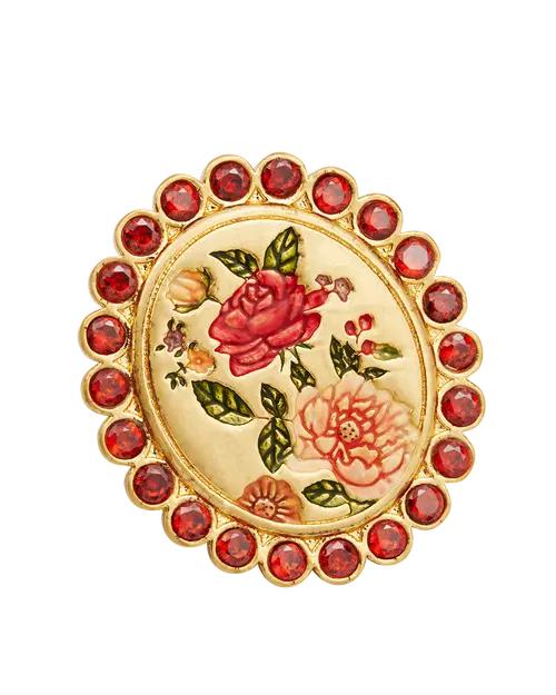 FABLE ENGLAND Eve Floral Brooch