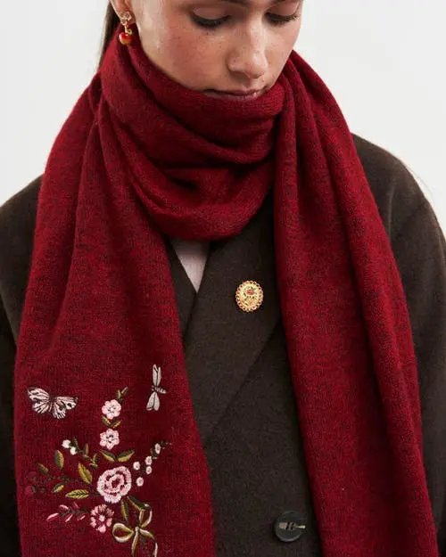 FABLE ENGLAND Eve Floral Brooch