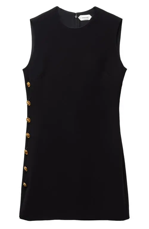 Versace Techno Stretch Cady Minidress - Black