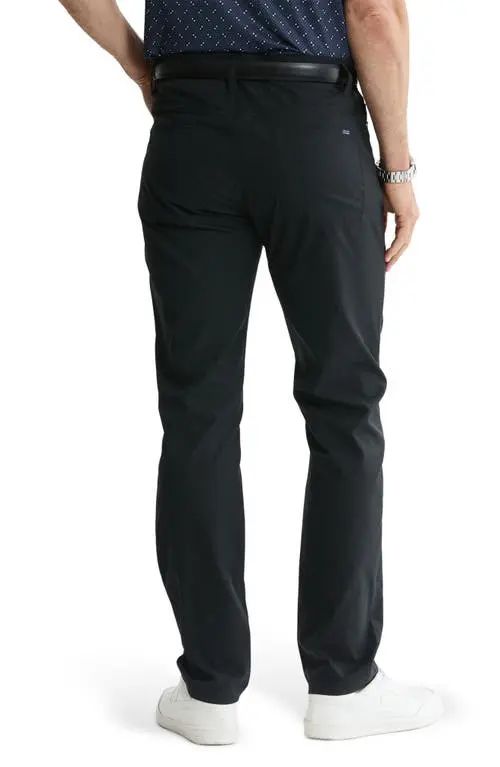 JACHS Straight Leg Stretch 5-pocket Pants - Black